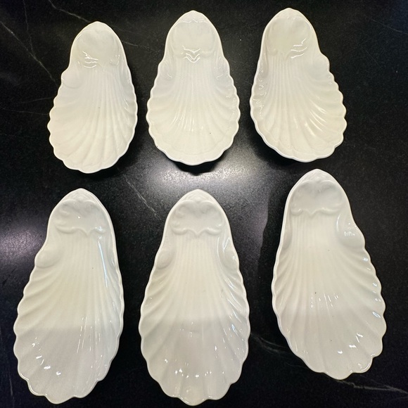 Dining | Six Vintage White Shell Dishes | Poshmark